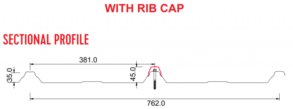 CONCEALED RIB | Building Materials Manufacturer | Ajiya